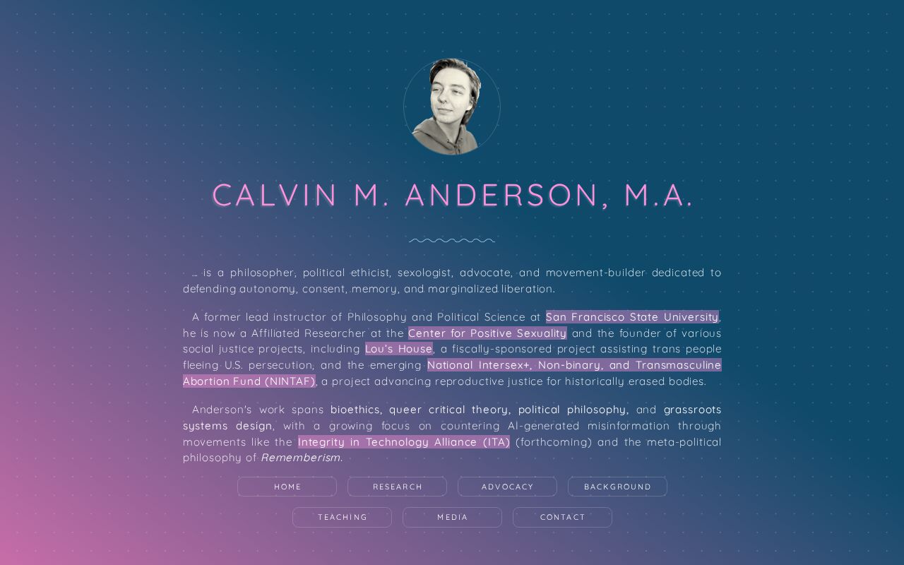 Calvin M. Anderson